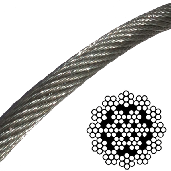 Zip Wire Cable – 10mm Galvanised Steel Wire Rope 80m (GB Only ...